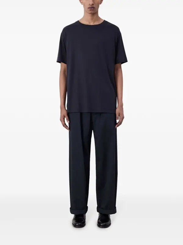 LEMAIRE Short-sleeve Cotton T-shirt - Black
