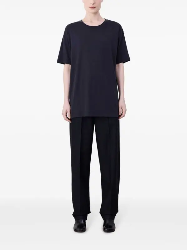 LEMAIRE Short-sleeve Cotton T-shirt - Black