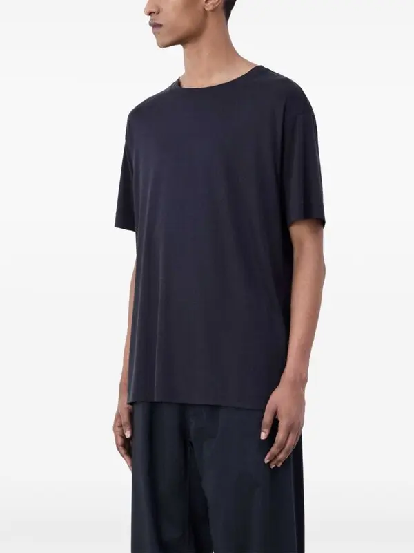 LEMAIRE Short-sleeve Cotton T-shirt - Black