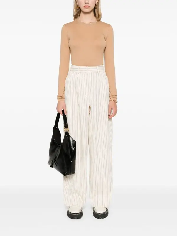 Fabiana Filippi Knit-collar T-shirt