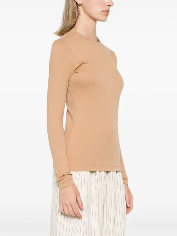 Fabiana Filippi Knit-collar T-shirt