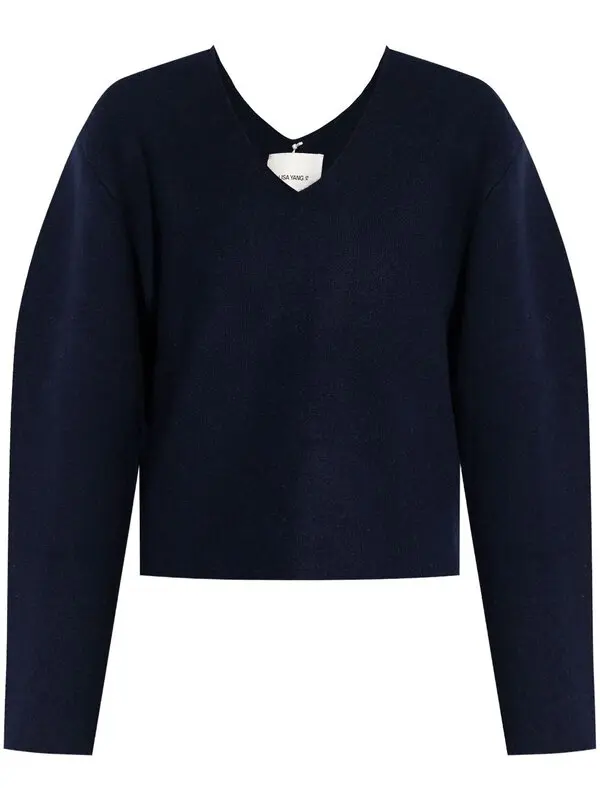 LISA YANG Sara V-back Cashmere Jumper