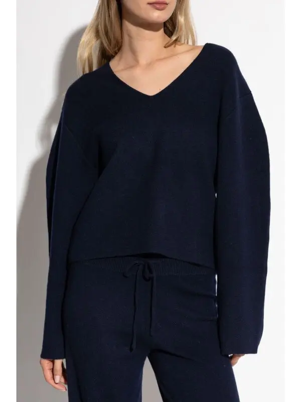 LISA YANG Sara V-back Cashmere Jumper
