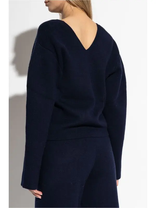 LISA YANG Sara V-back Cashmere Jumper