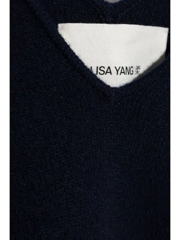 LISA YANG Sara V-back Cashmere Jumper