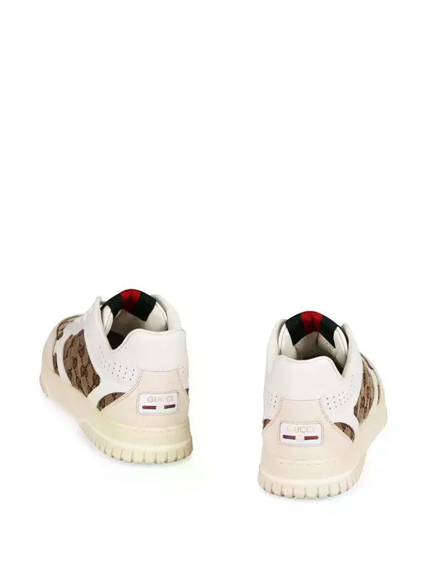 Gucci Re-web Panelled Sneakers - White