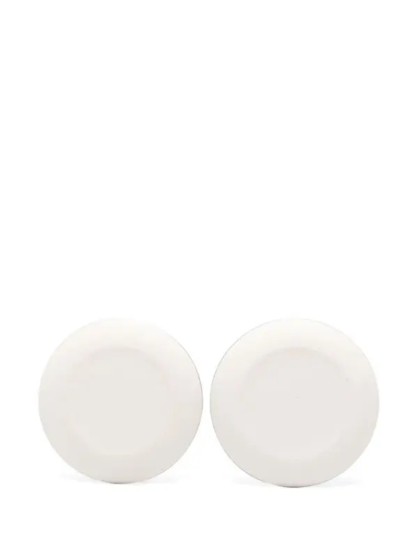 ANN DEMEULEMEESTER Contrasting-edge Porcelain Plates