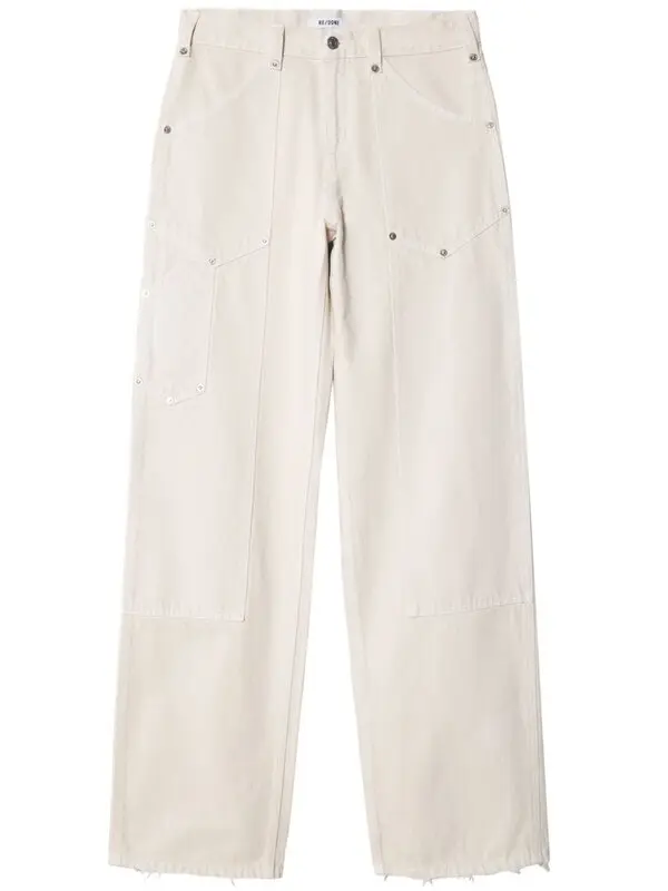 RE/DONE Mid-rise Straight-leg Jeans