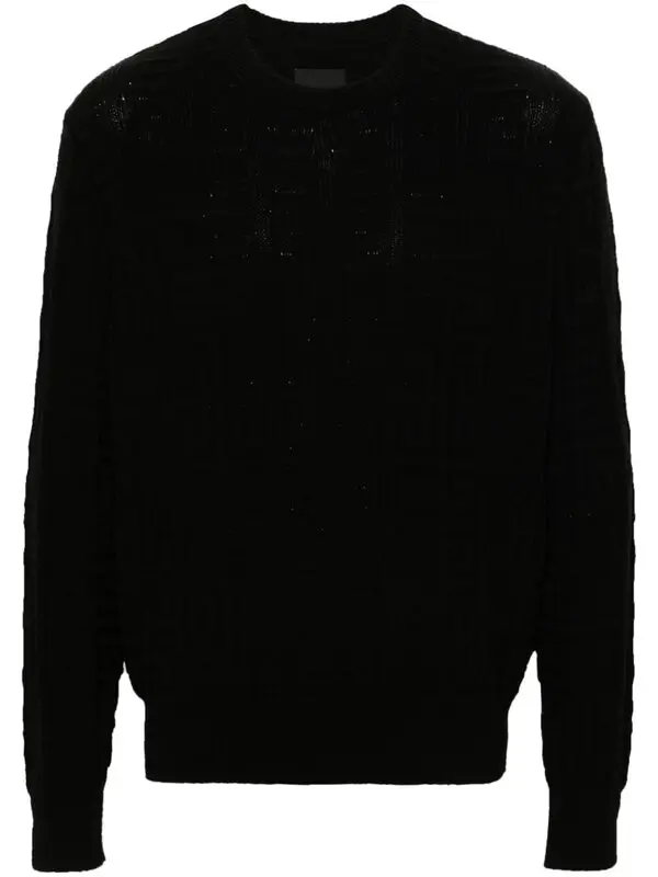 Givenchy 4g Jacquard Cotton Jumper