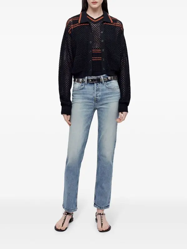 RE/DONE Mid-rise Straight-leg Jeans