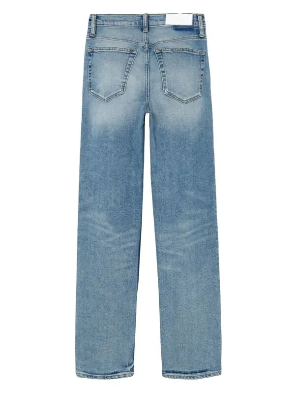 RE/DONE Mid-rise Straight-leg Jeans