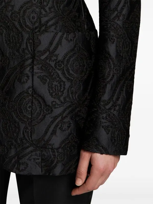 Etro Silk Jacquard Blazer - Black