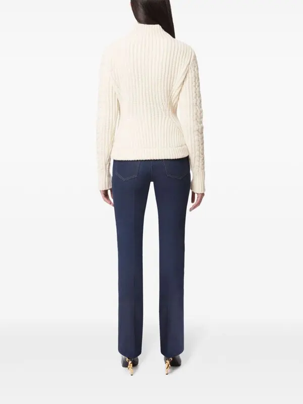 Nina Ricci Cable-knit Wool-blend Jumper