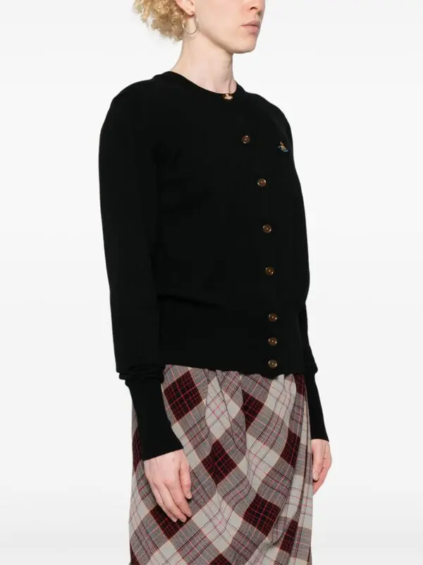 VIVIENNE WESTWOOD Bea Ribbed-knit Cardigan