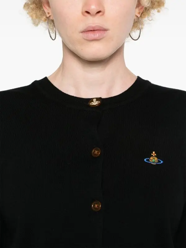 VIVIENNE WESTWOOD Bea Ribbed-knit Cardigan
