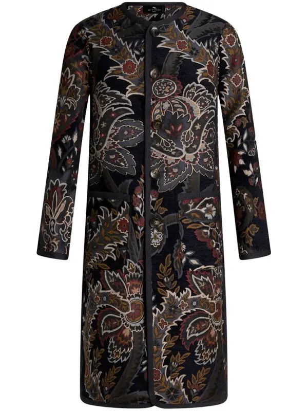 Etro Paisley-print Reversible Coat