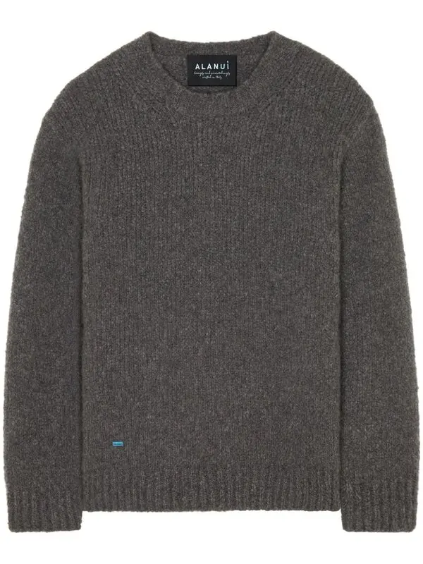 Alanui Ribbed Sweater - Grey