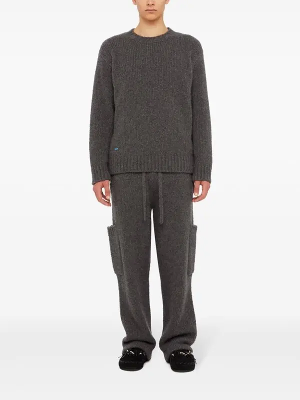 Alanui Ribbed Sweater - Grey
