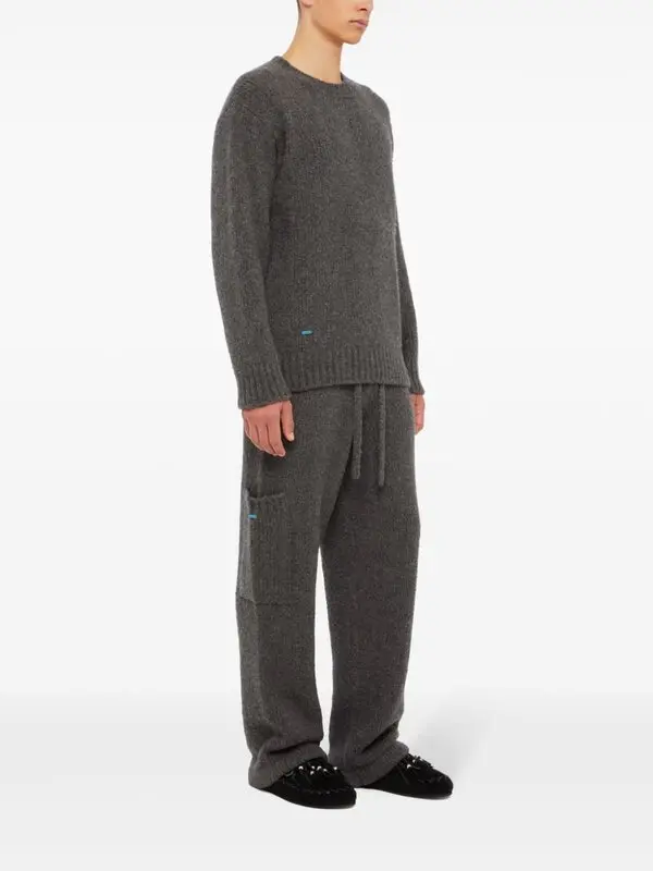 Alanui Ribbed Sweater - Grey
