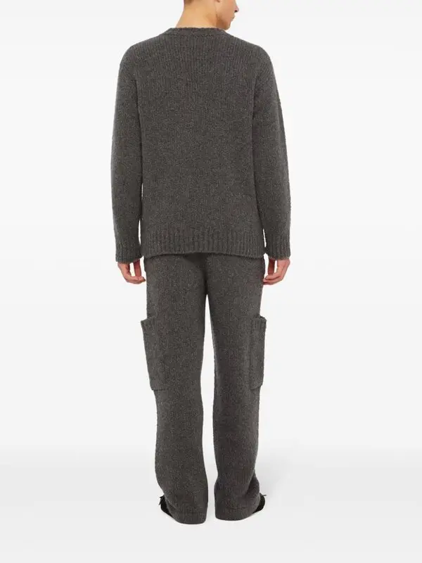 Alanui Ribbed Sweater - Grey