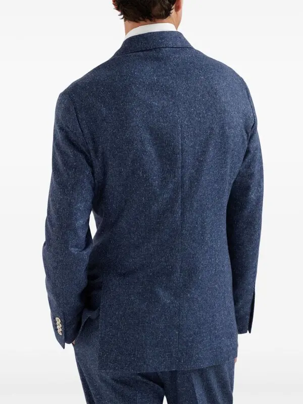Brunello Cucinelli Buttoned Flap Pocket Blazer
