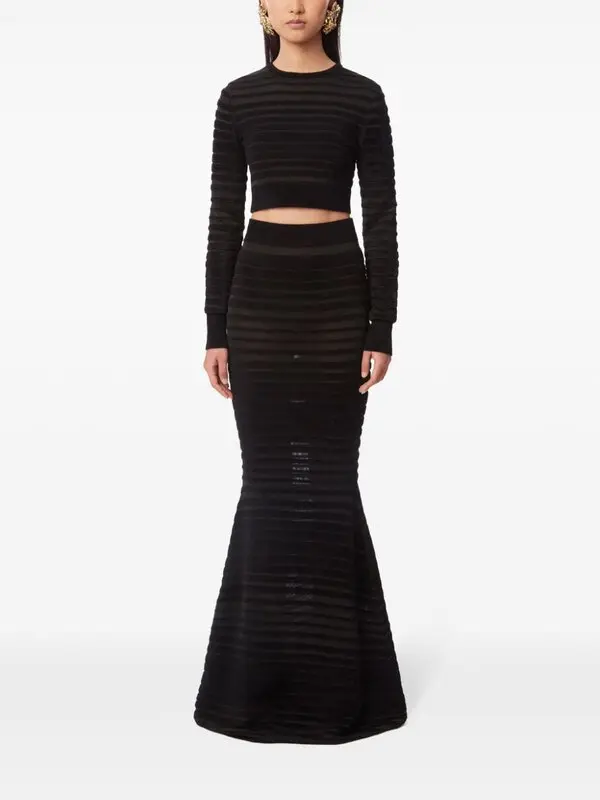 Nina Ricci Stripe Maxi Skirt