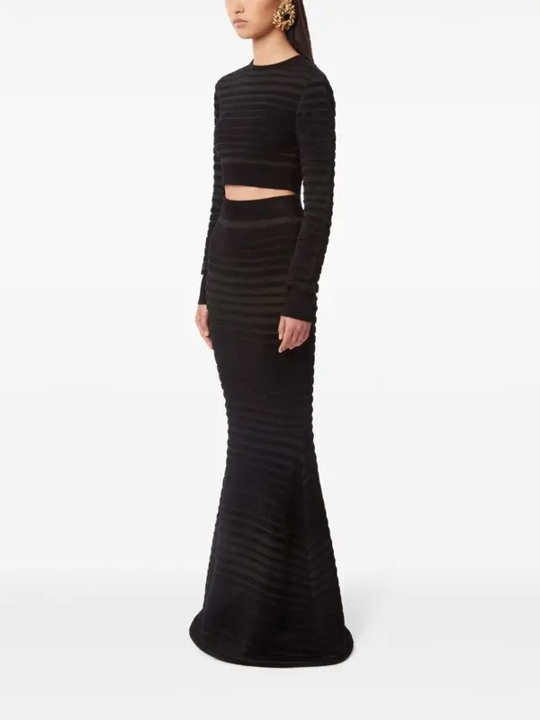Nina Ricci Stripe Maxi Skirt