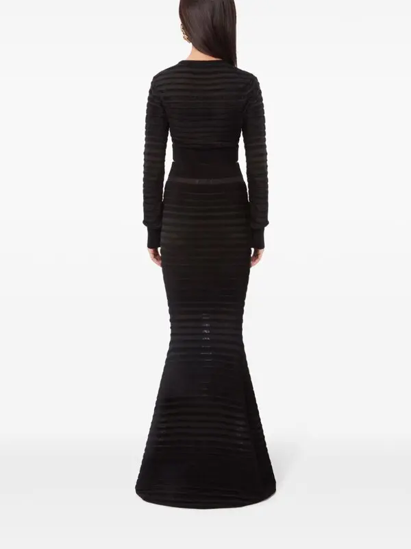 Nina Ricci Stripe Maxi Skirt