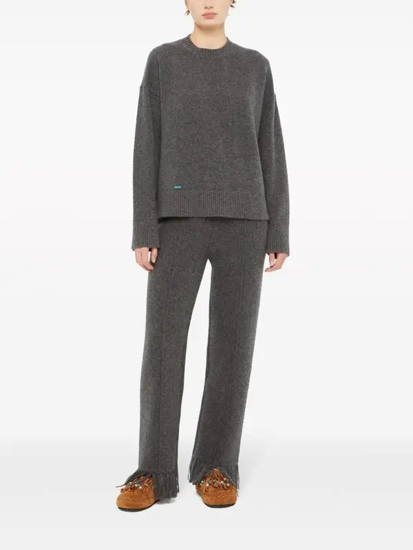 Alanui Cashmere-silk Blend Jumper - Grey