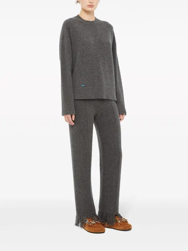 Alanui Cashmere-silk Blend Jumper - Grey