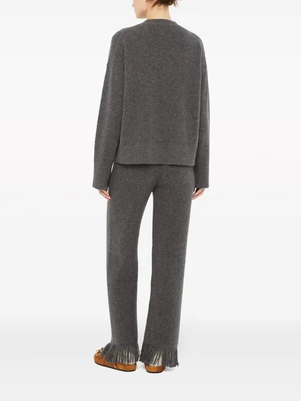 Alanui Cashmere-silk Blend Jumper - Grey