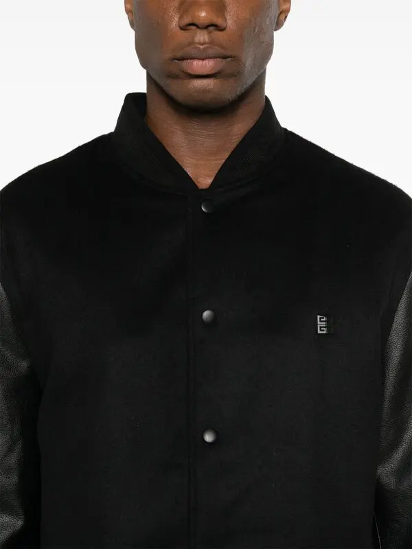 Givenchy 4g Logo-plaque Bomber Jacket