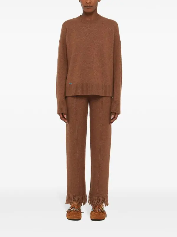 Alanui Cashmere-blend Jumper - Brown