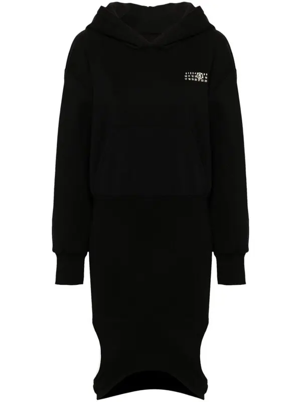 MAISON MARGIELA Numbers-print Hooded Dress
