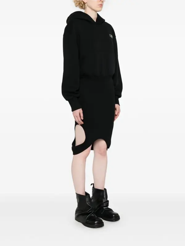 MAISON MARGIELA Numbers-print Hooded Dress