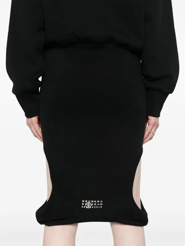 MAISON MARGIELA Numbers-print Hooded Dress