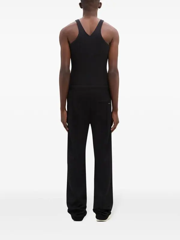 COURREGES Straight-leg Track Pants - Black