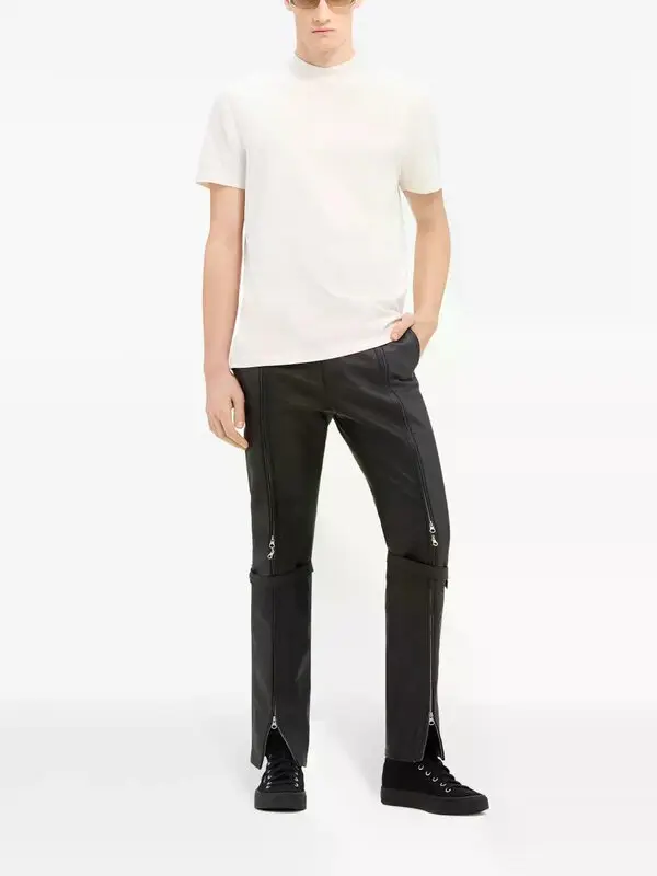 COURREGES Volcano Logo-appliqué Cotton T-shirt