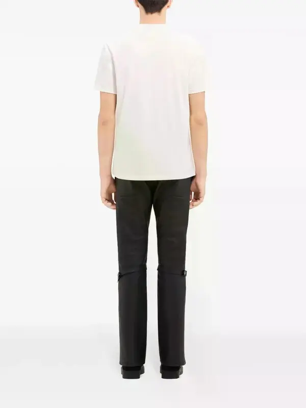 COURREGES Volcano Logo-appliqué Cotton T-shirt