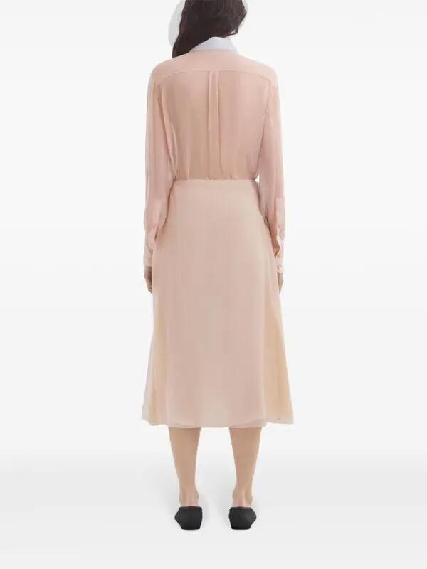 Marni Floral-appliqué Silk Midi Skirt