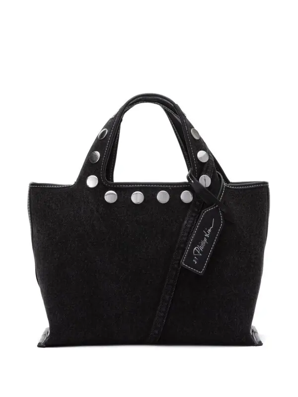 3.1 Phillip Lim Mini Market Denim Tote - Black
