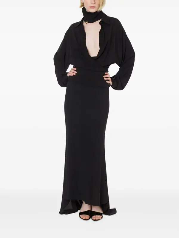 Philosophy Di Lorenzo Serafini Panelled V-neck Blouse