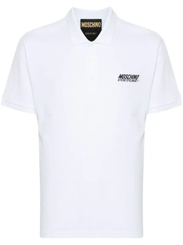 Moschino Logo-embroidered Polo Shirt