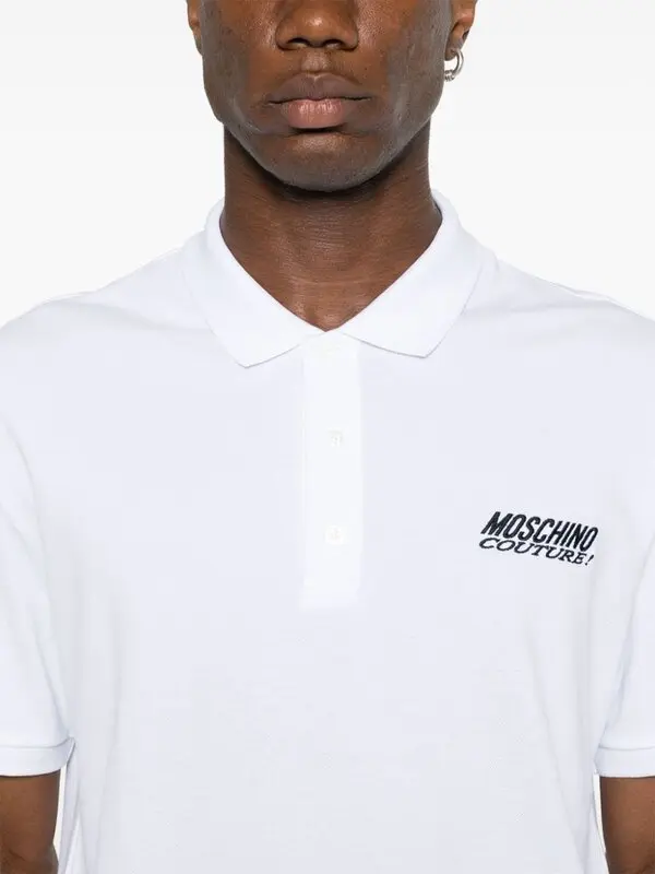 Moschino Logo-embroidered Polo Shirt