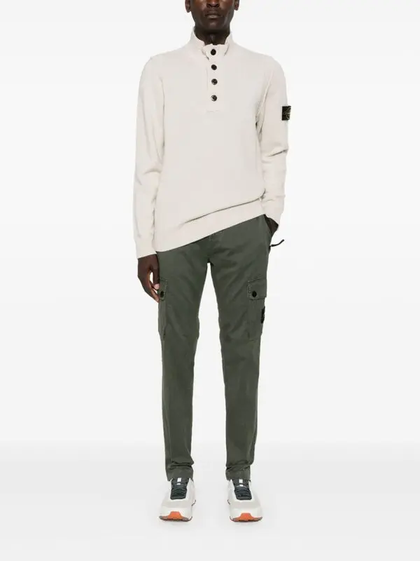 Stone Island Compass-badge Cargo Trousers - Green