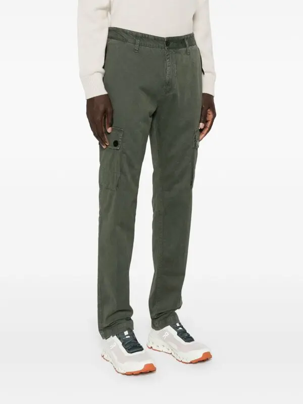 Stone Island Compass-badge Cargo Trousers - Green