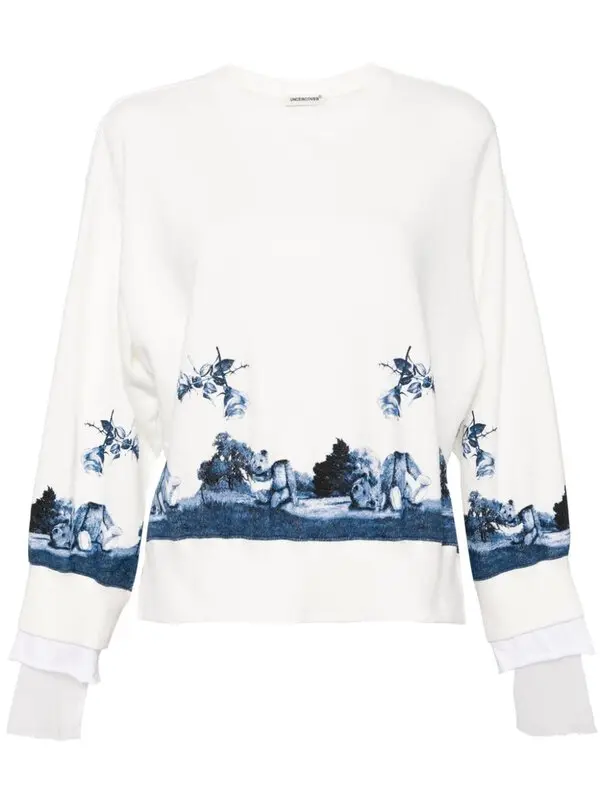 Undercover Graphic-print Sweatshirt - White