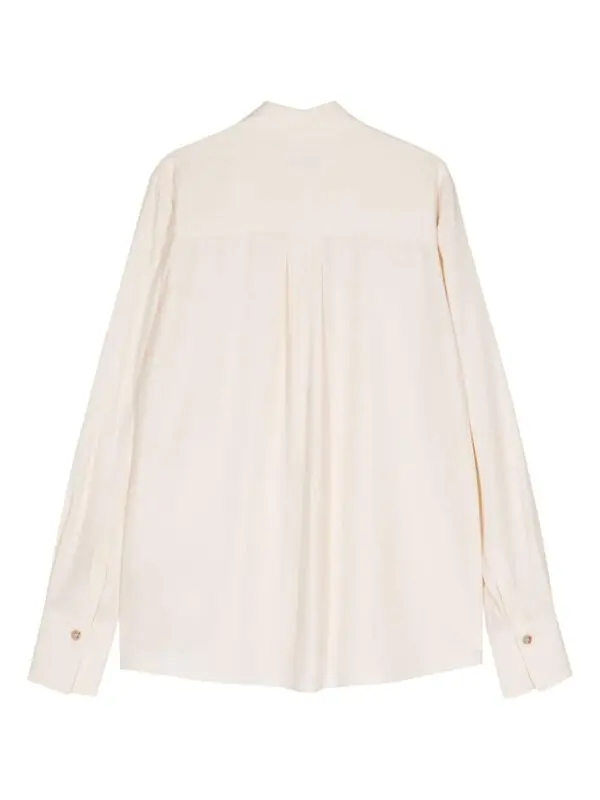 Paul Smith Spread-collar Crepe Shirt