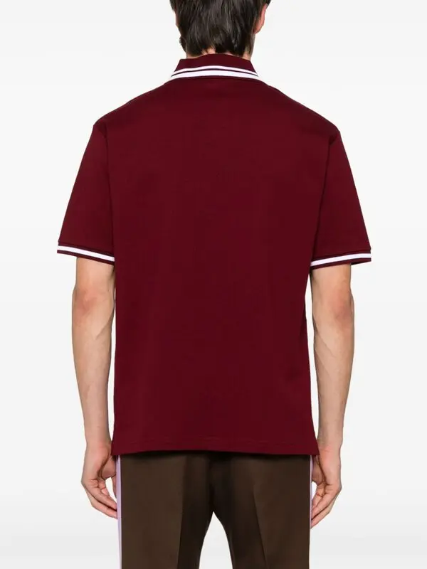 Gucci Logo-embroidered Piqué Polo Shirt