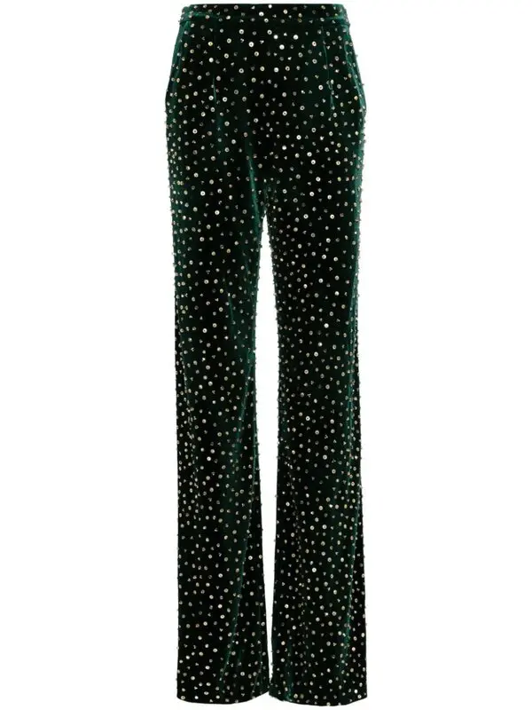 SAIID KOBEISY Beaded Tailored Trousers
